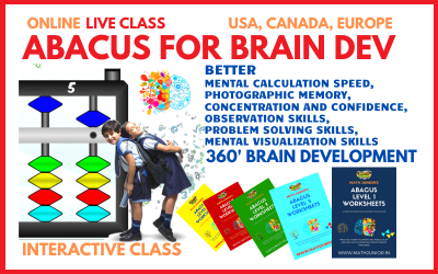 Abacus Classes from Math Junior | Online Live India
